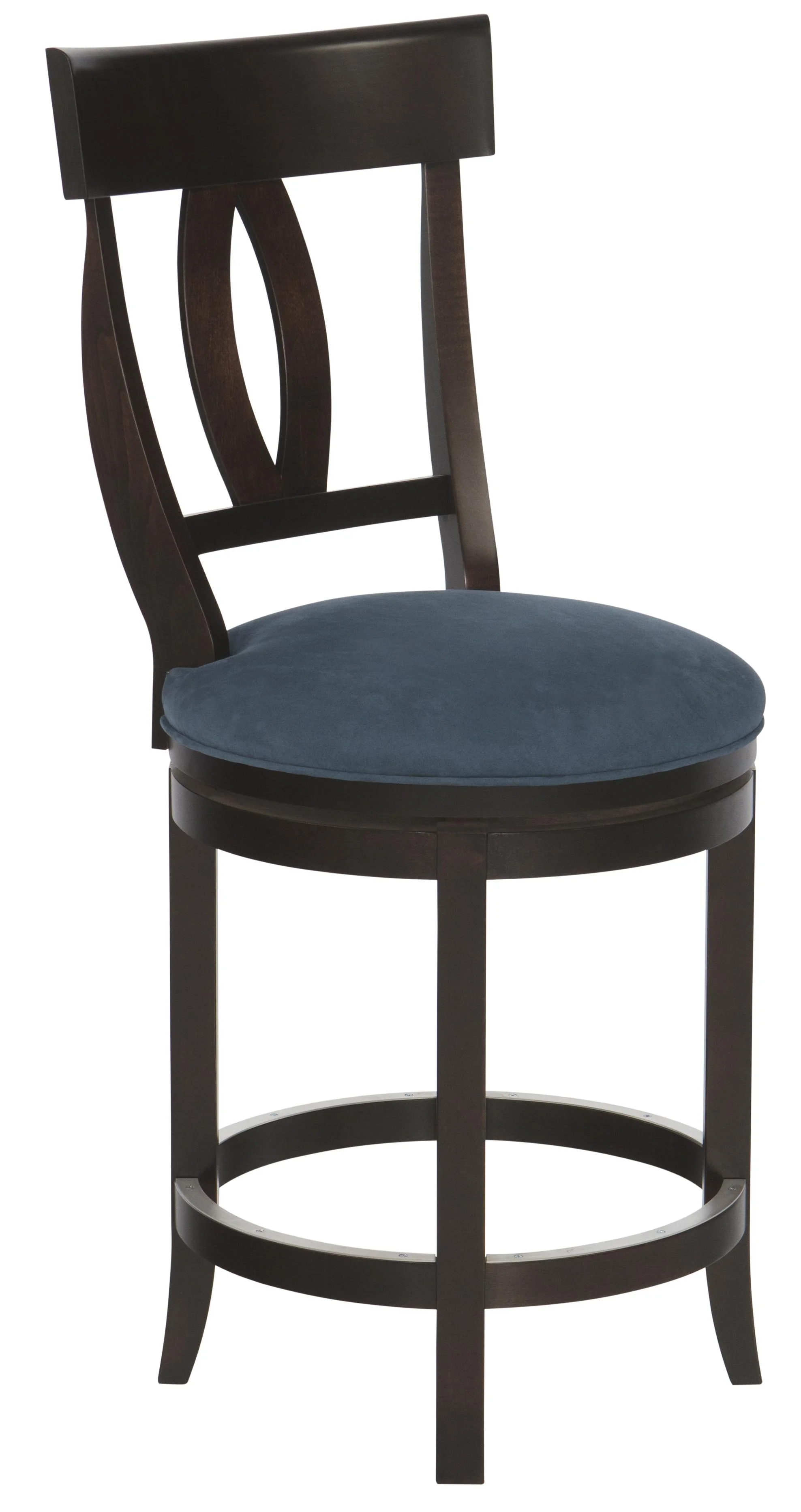 Canadel Canadel SNS08100TK30M24 Customizable 24" Upholstered Swivel Stool | Belfort Furniture ...